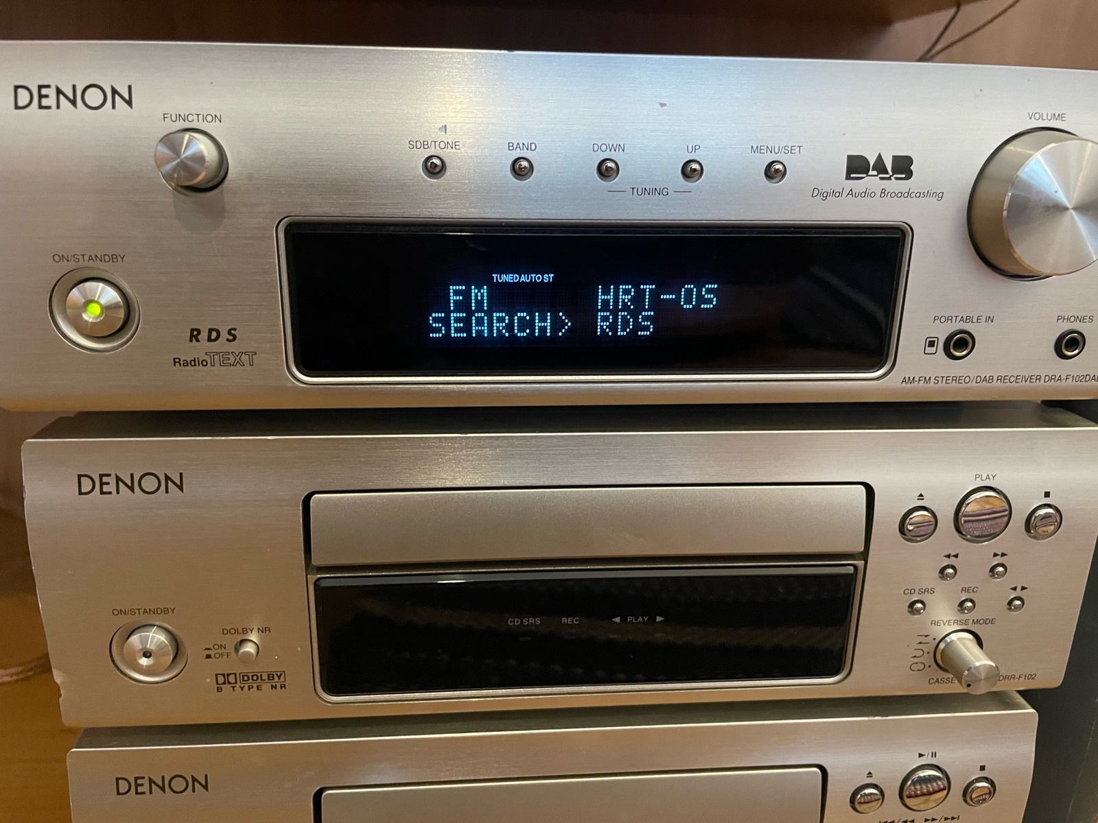 Denon midi DAB reciever DRA-F102 + DCD-102 + SC-F102 + Daljinski