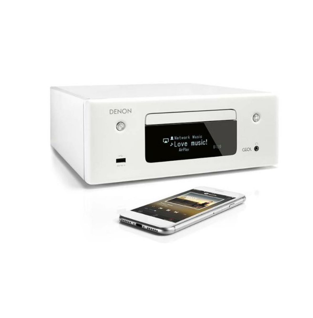 Mini linija DENON RCD-N10 bijela