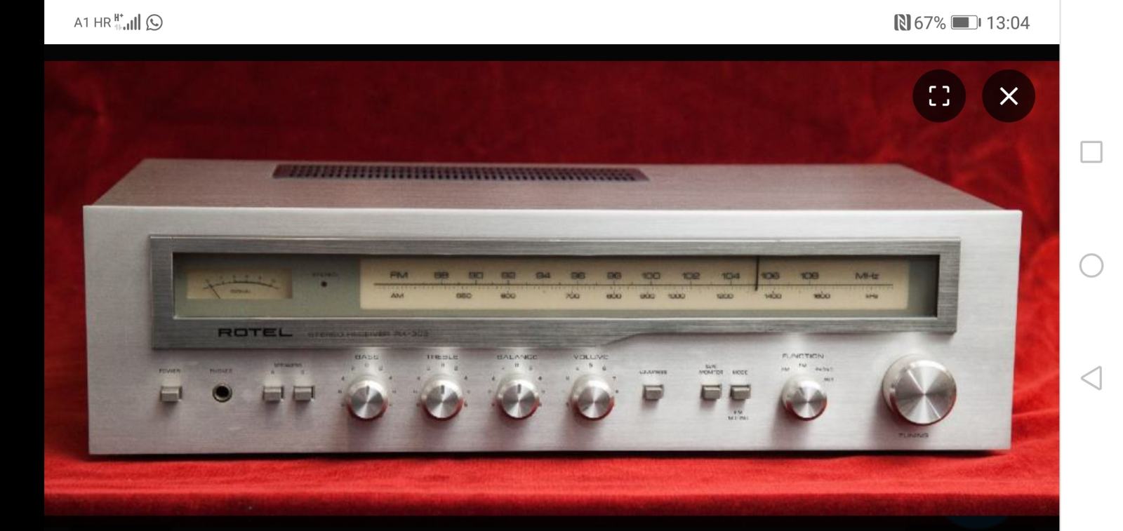 Rotel RX -303 receiver