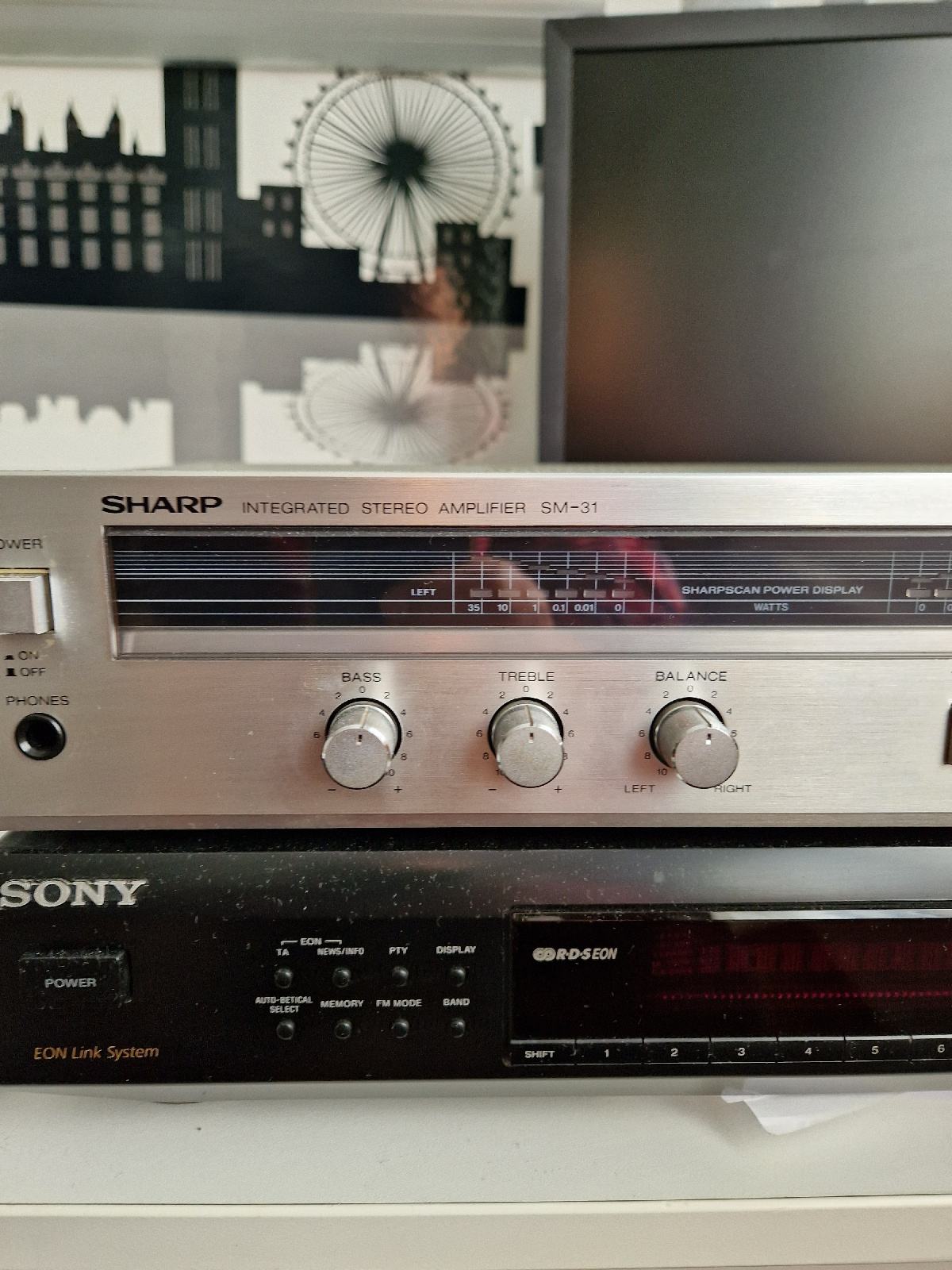 Sharp Amp. Sony tuner