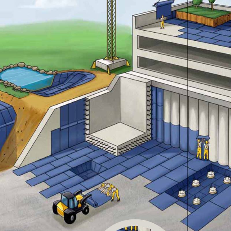 GEOMAS BENTOSHIELD MAX 25 m2 - BENTONITNE MEMBRANE