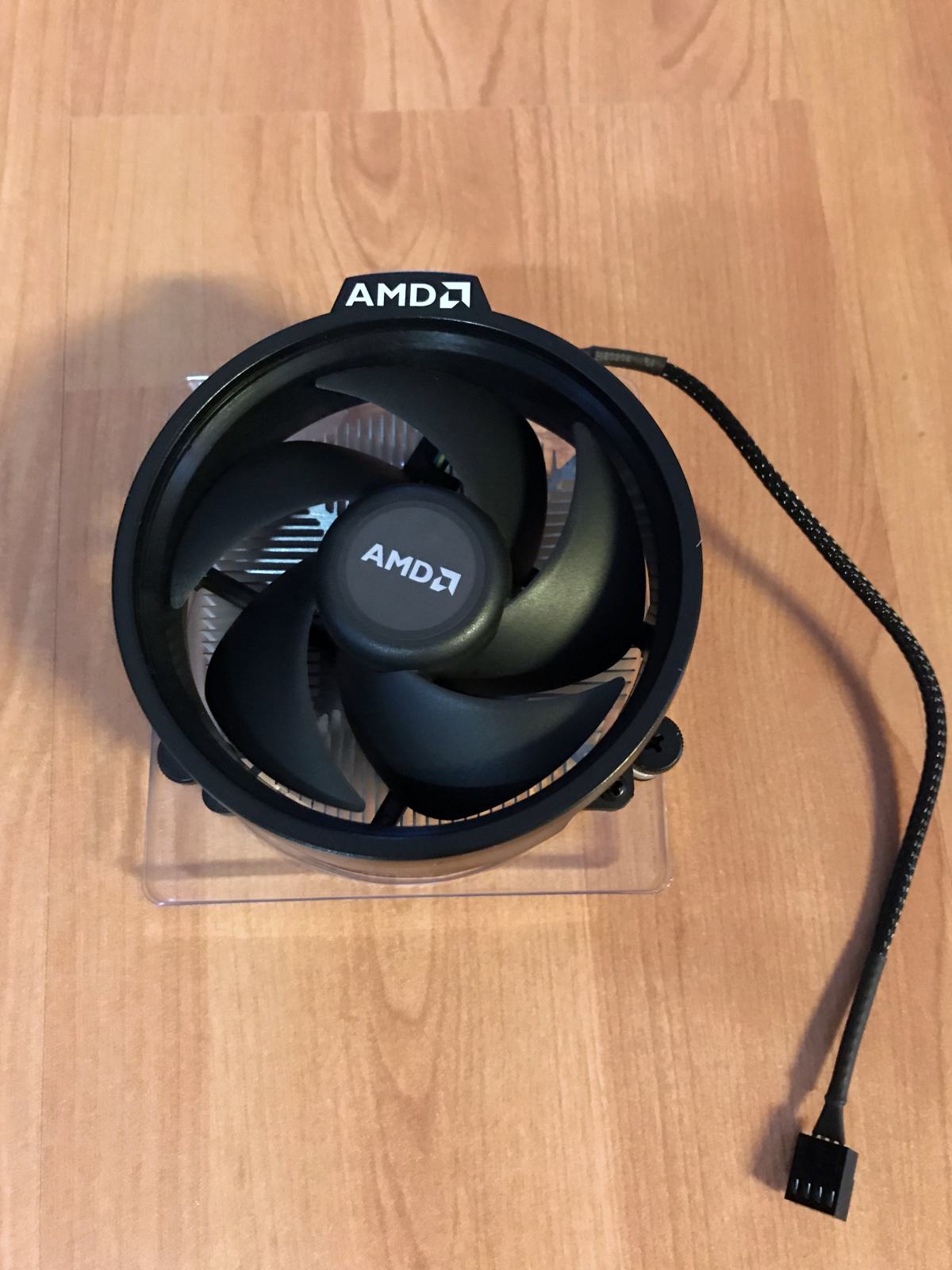 AMD Wraith Stealth AM4 CPU Cooler 4 Pin Heatsink Fan 712-000071 Rev B