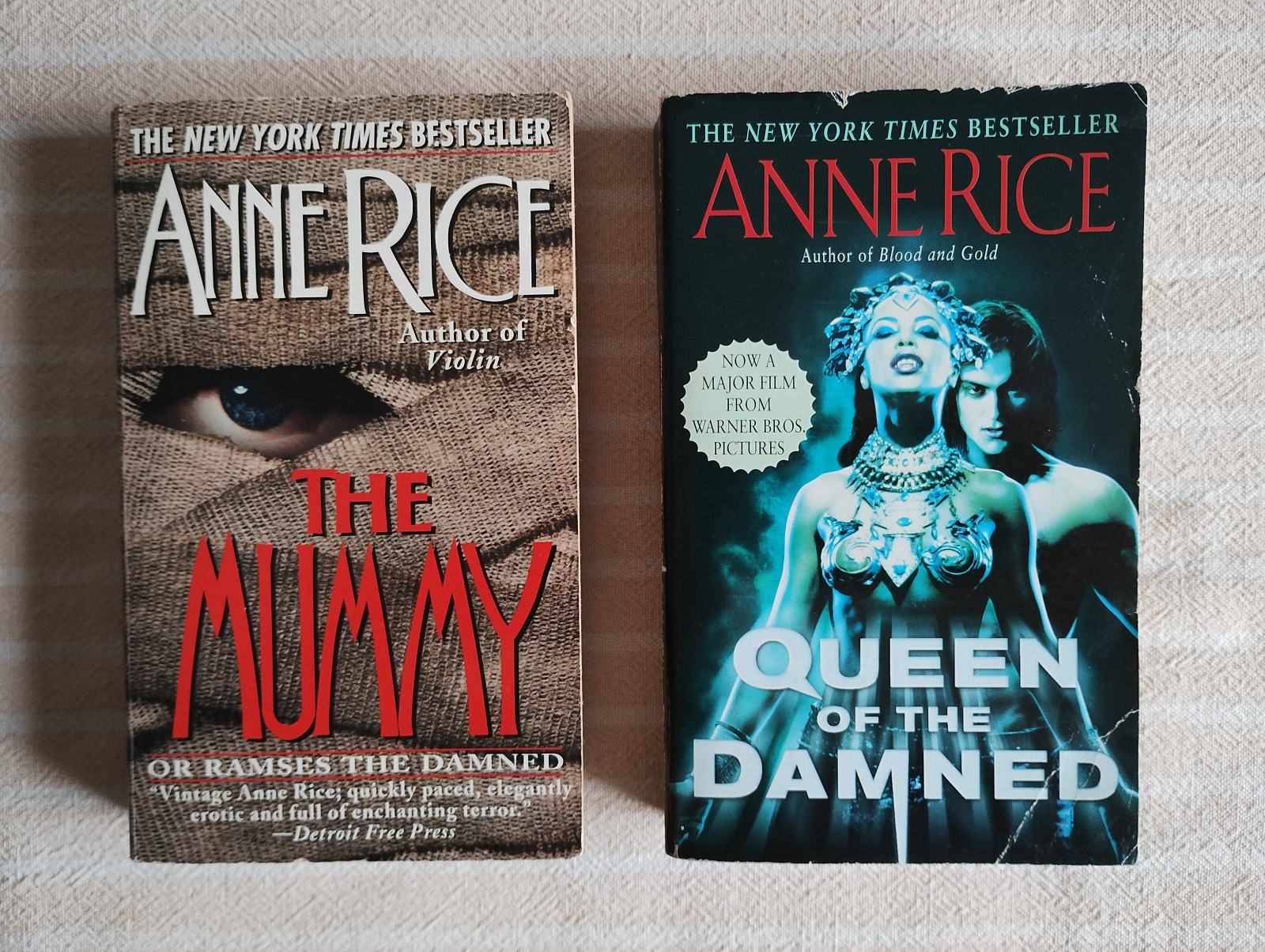 ANNE RICE QUEEN OF THE DAMNED THE MUMMY
