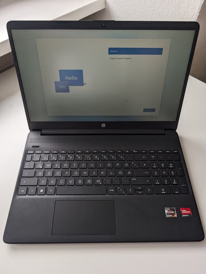 HP 15-db1101ng, ryzen 5 3500u, 16gb Ram, 256b ssd