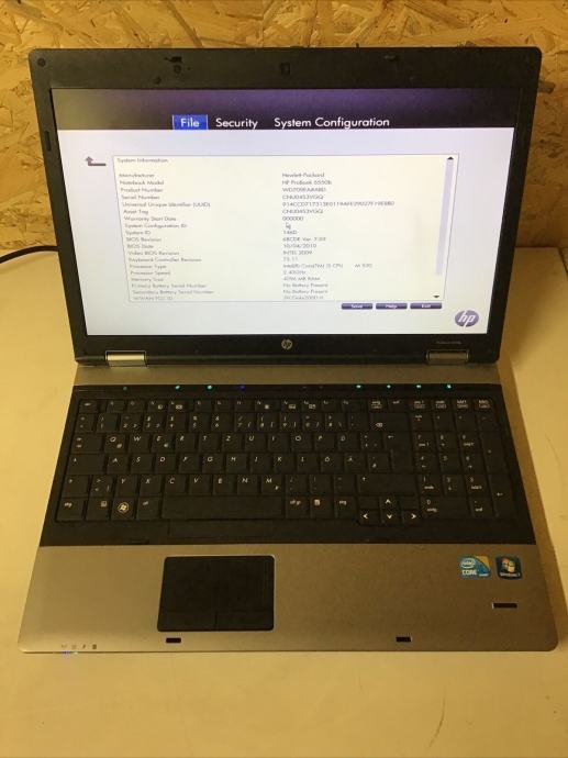 HP ProBook Procesor i5-M520 max do 2.93GHz HDD 500GB 8GB-RAM