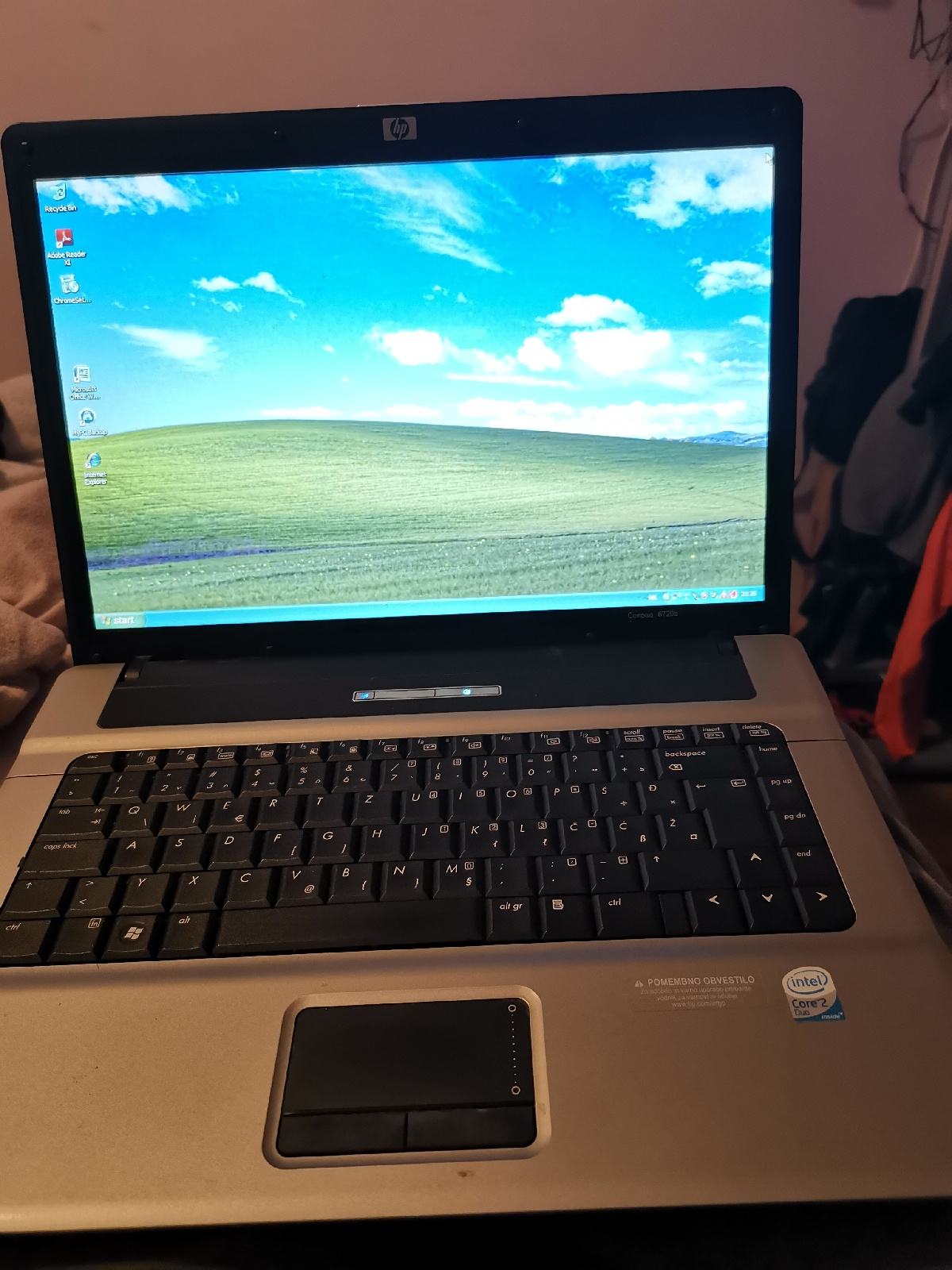 HP Compaq 6720s Intel Pentium Core 2 duo T2310