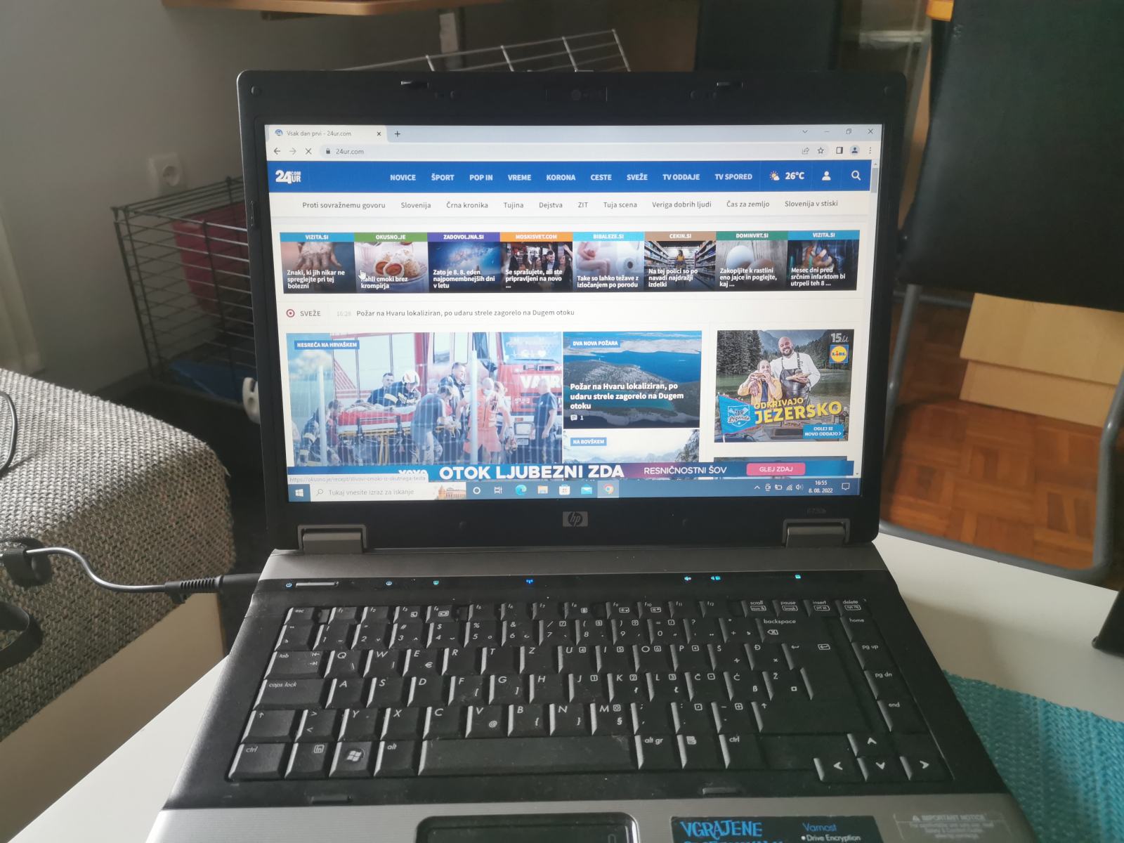 LAPTOP Hp Compaq 6730s / 4gb rama/320gb HD/ DualWIFI/ Windows 10