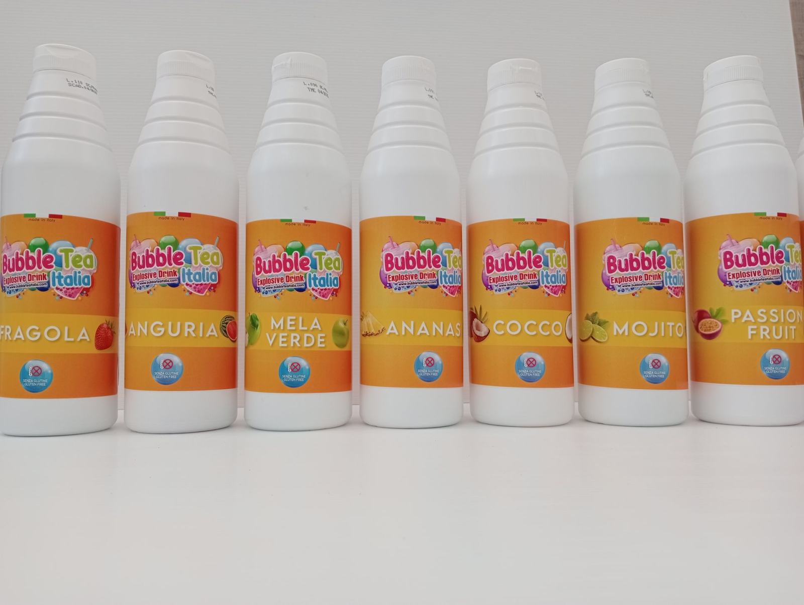 BUBBLE TEA SIRUPI 1 KG RAZNI OKUSI, Made in Italy