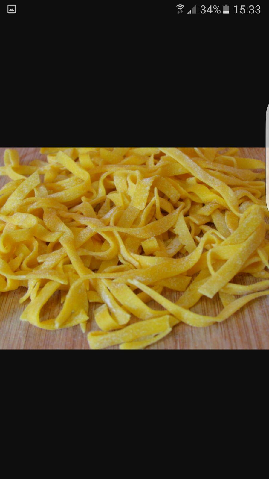 domača manistra - tjestenina