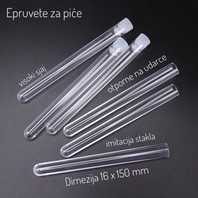 Epruvete plastične za piće