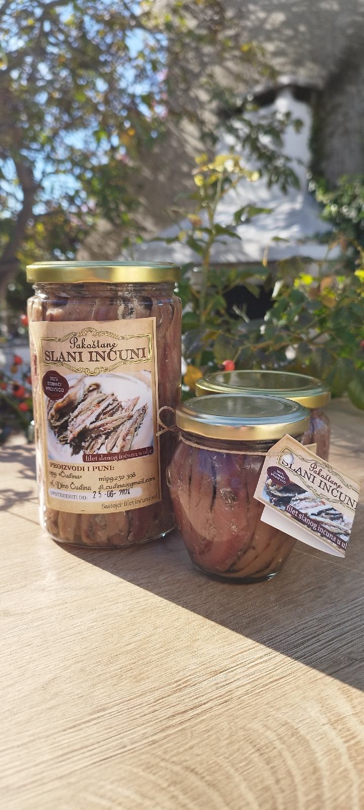 Filetirani slani inćuni