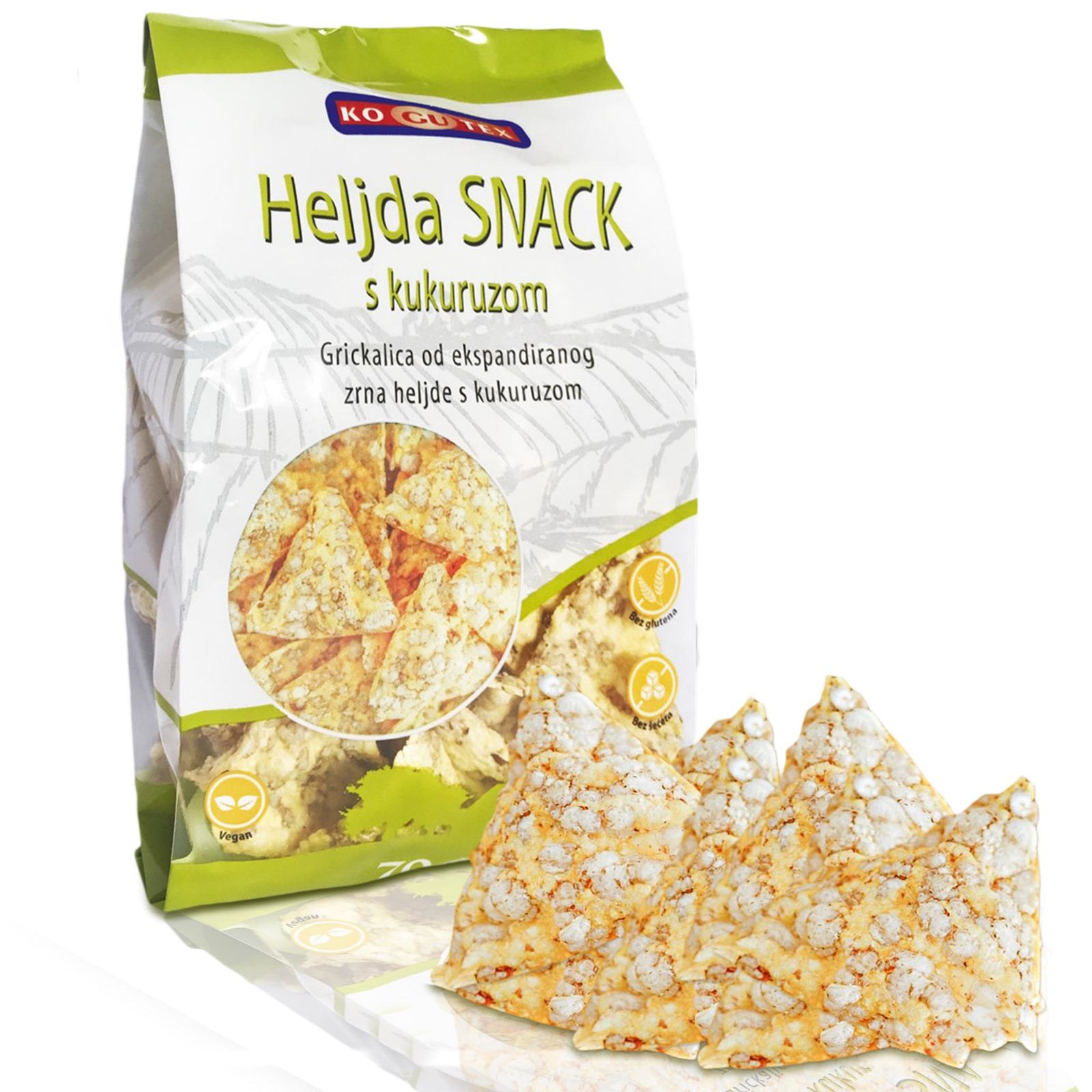 HELJDA snack s kukuruzom 70 g