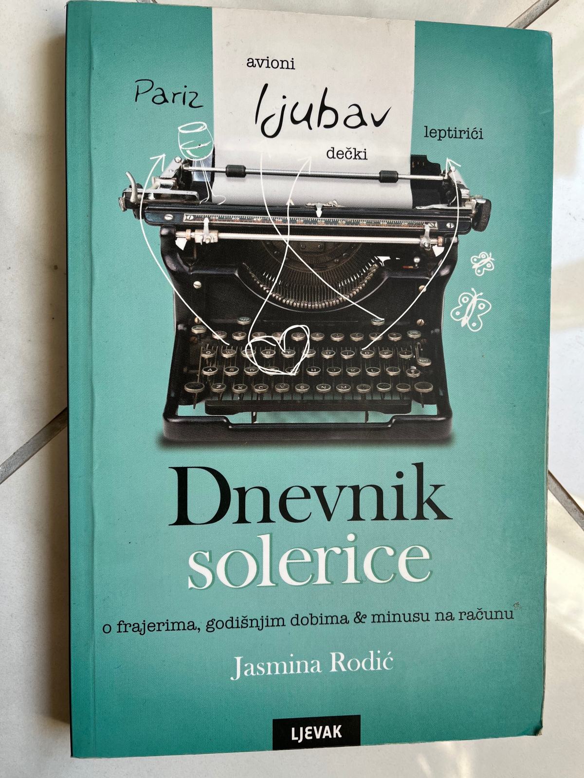 JASMINA RODIĆ, Dnevnik solerice