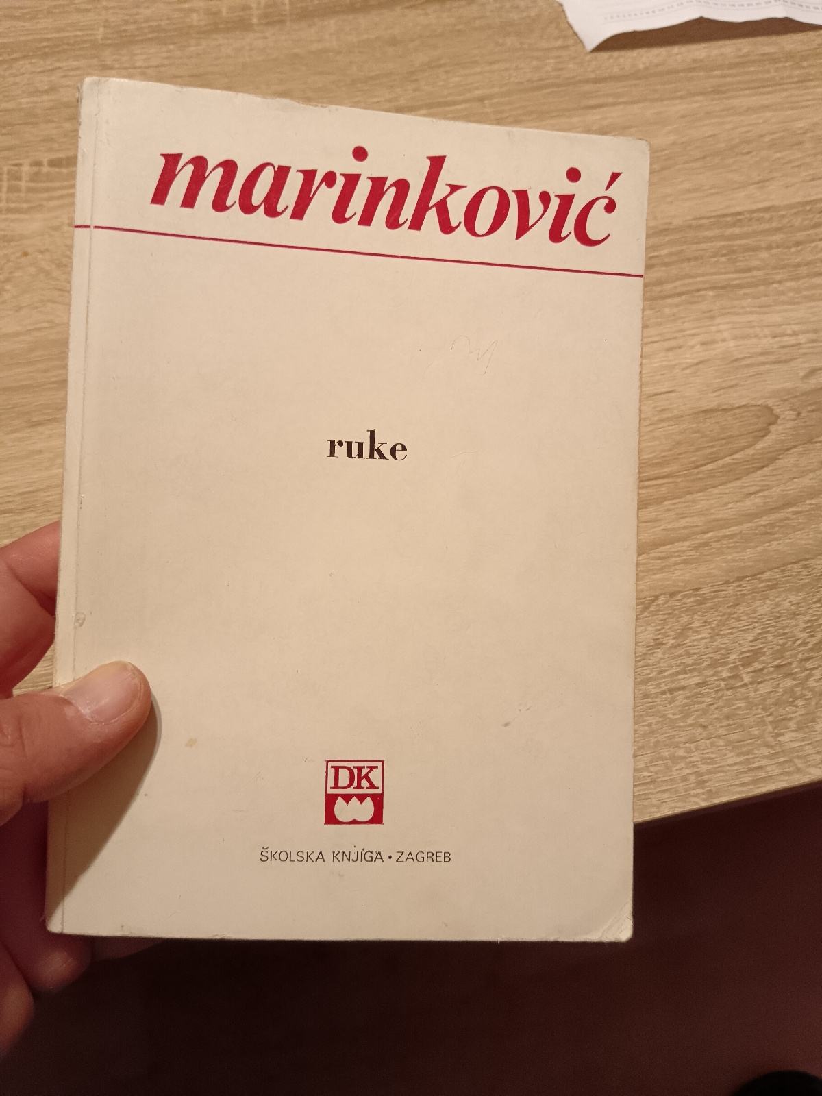 Knjiga Ranka Marinkovića Ruke
