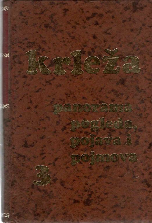 Krleža: Panorama 3 - Panorama pogleda, pojava i pojmova