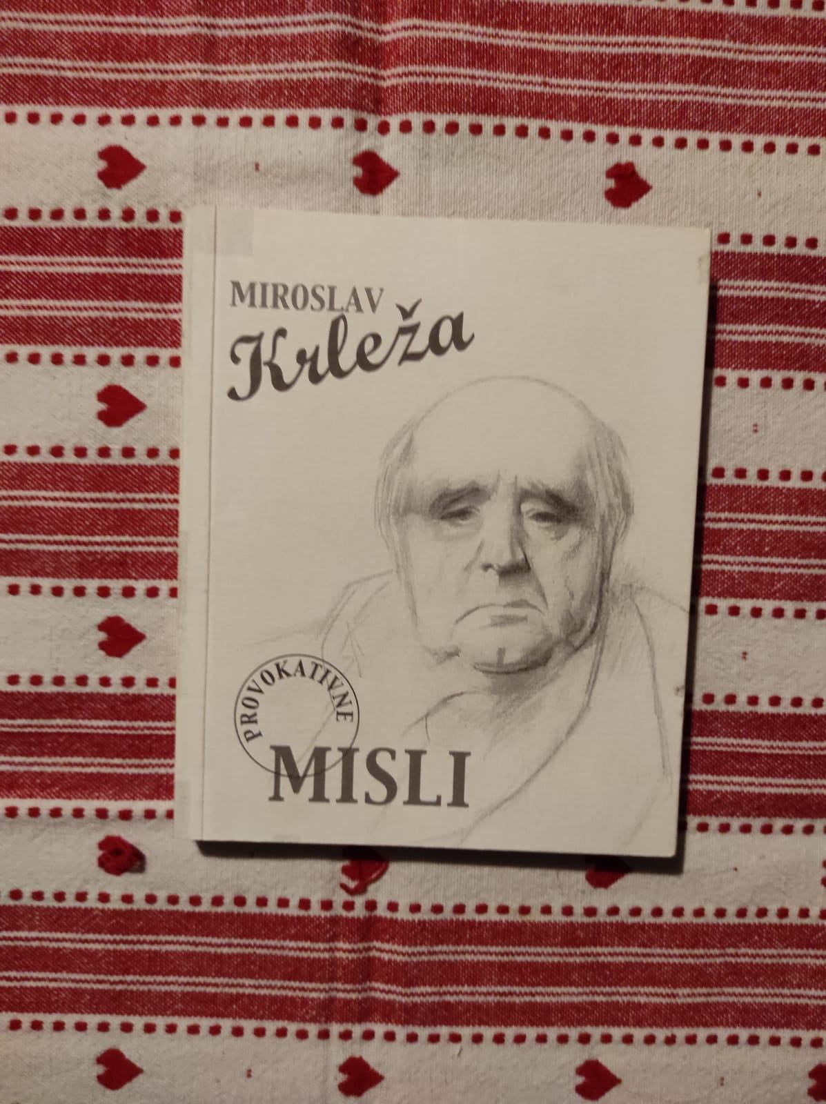 Provokativne misli Miroslav Krleža