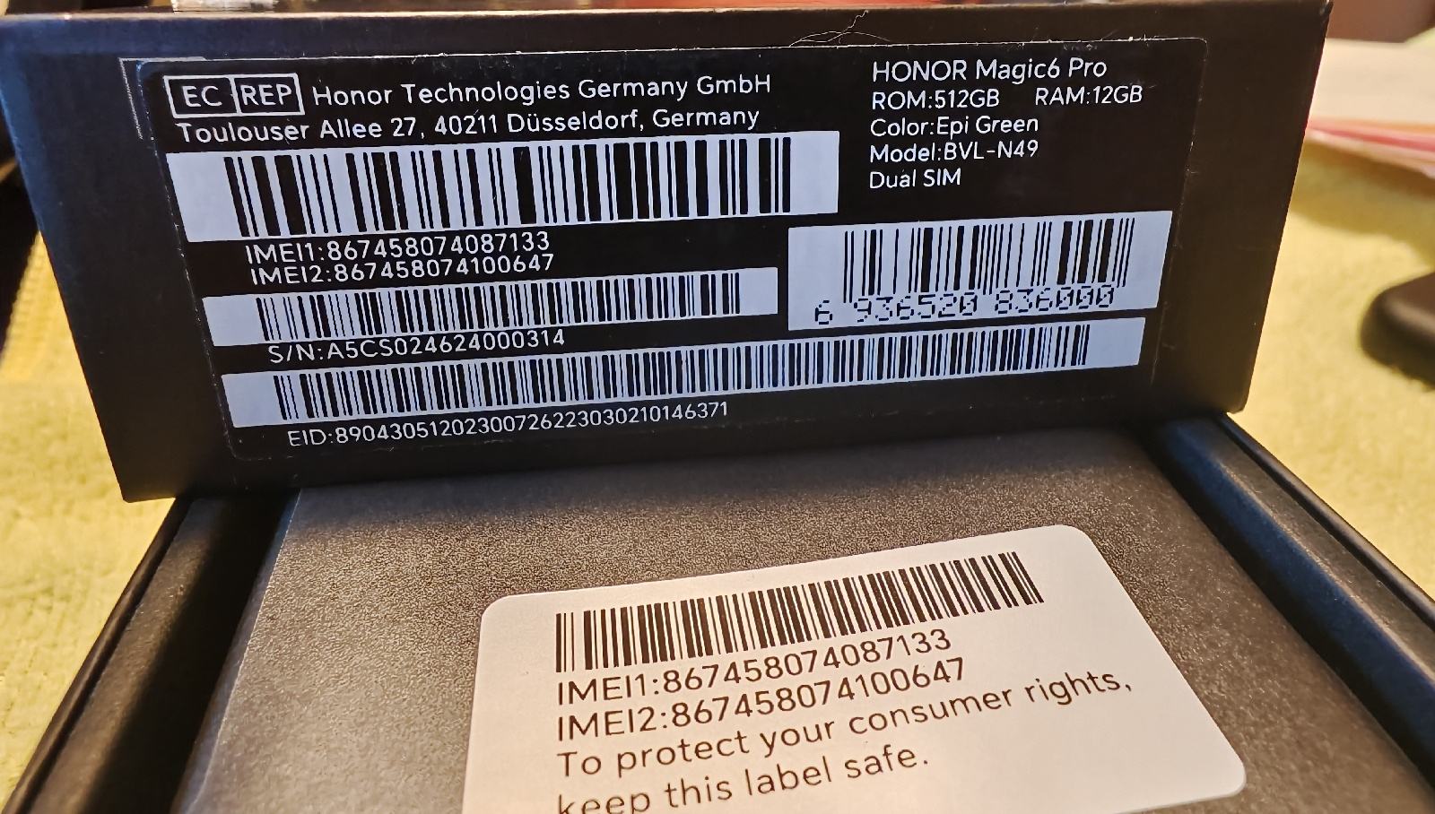 HONOR Magic6 Pro,12/512,green