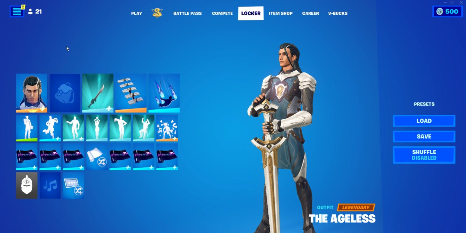 FORTNITE ACCOUNT FULL ACCESS, 500 VBUCKS