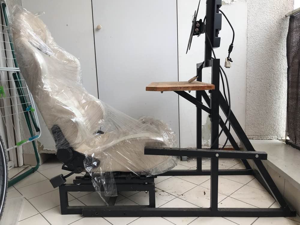 Homemade racing seat / racing cockpit