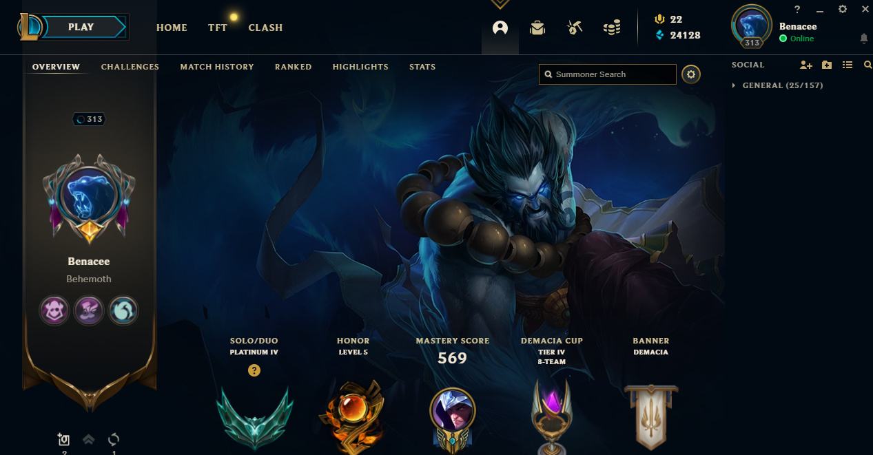 League of Legends account / LoL account / eune