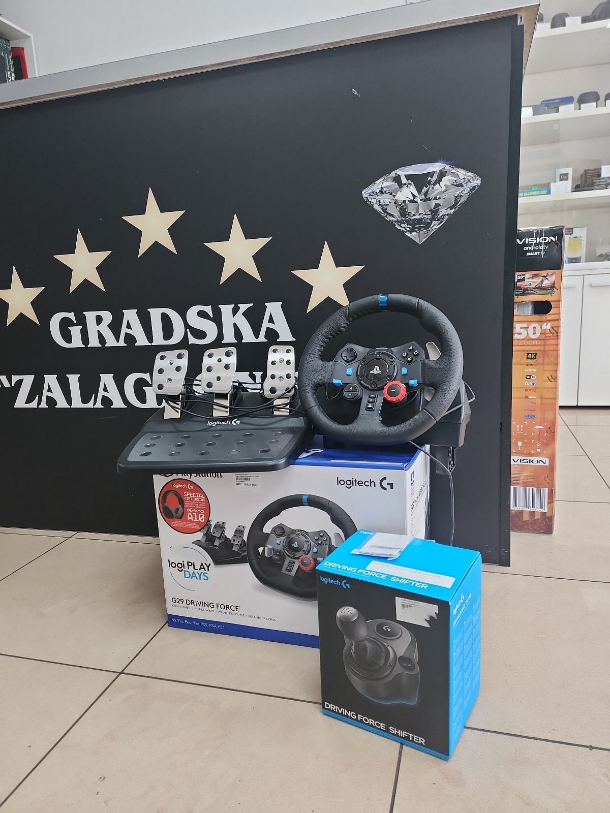 LOGITECH G29 VOLAN + MJENJAČ