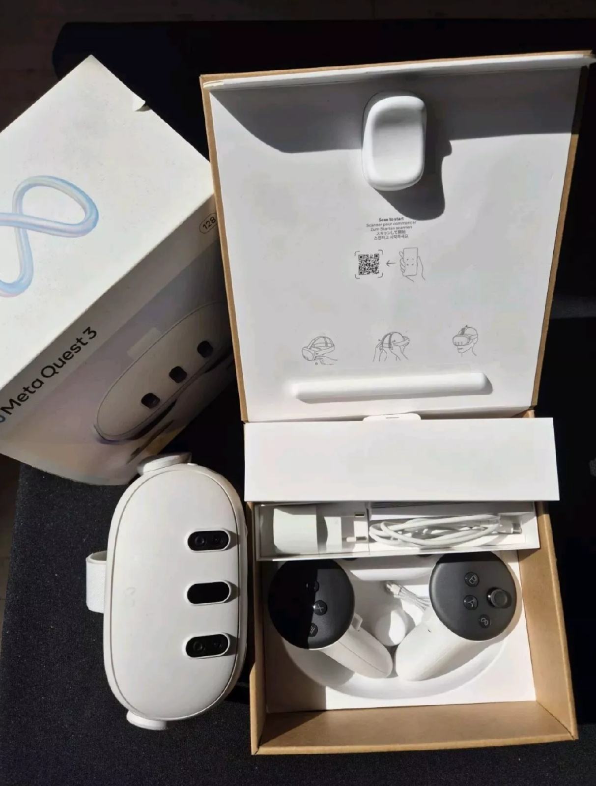 Meta Quest 3 AR/VR, 128GB