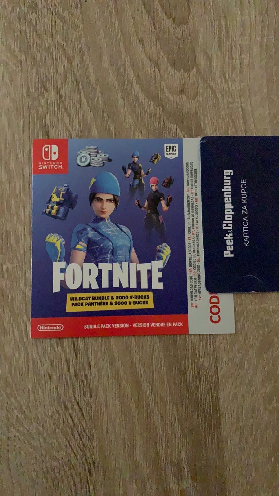 Wildcat Fortnite bundle code