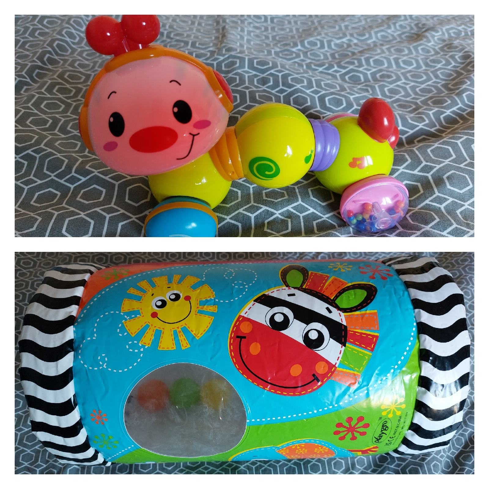 Igračke za poticanje puzanja kod bebe i plišana lopta za bebe