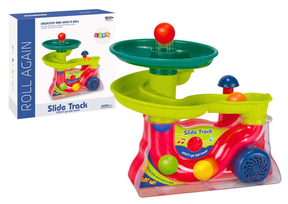 Tobogan za loptice s zvučnim efektima