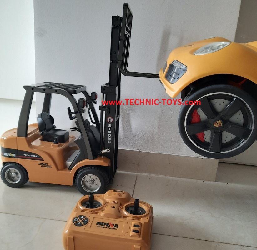 Dječji snažan metalni viljuškar na daljinsko upravljanje, profi model