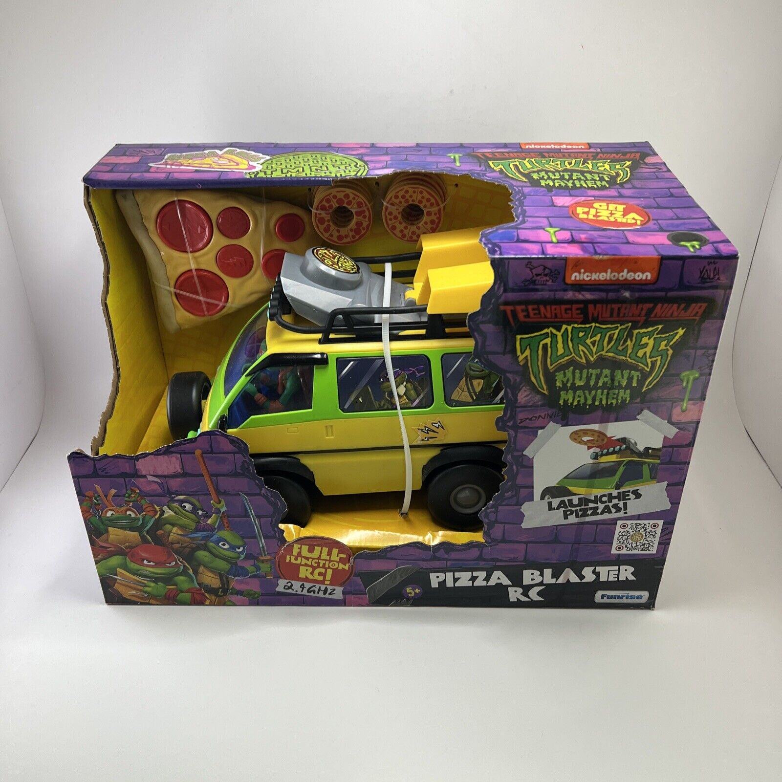 TMNT Teenage Mutant Ninja Turtles PIZZA BLASTER vozilo na daljinski