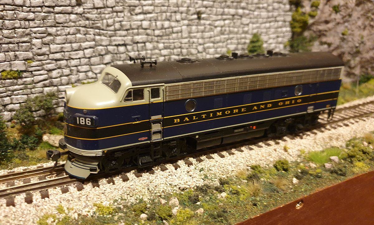 Athearn Genesis Baltimore and Ohio F7 lokomotiva (1:87)
