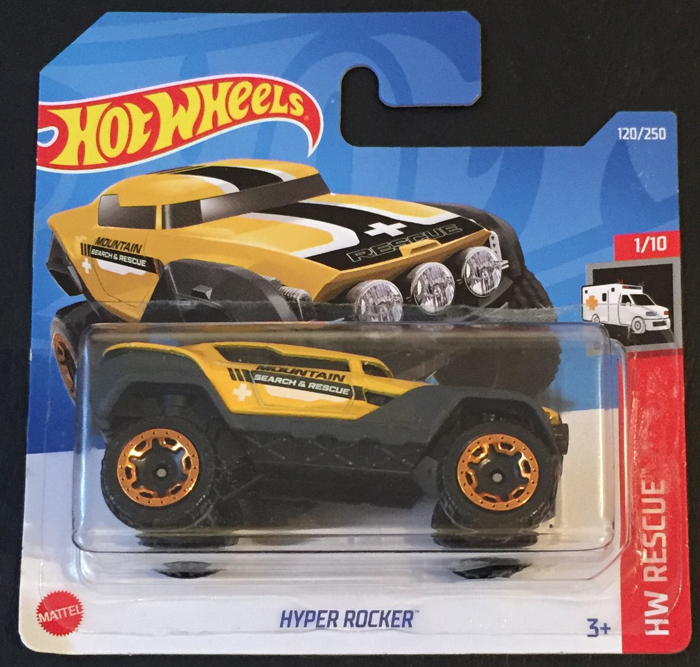 Hot Wheels Hyper Rocker (žuti)....