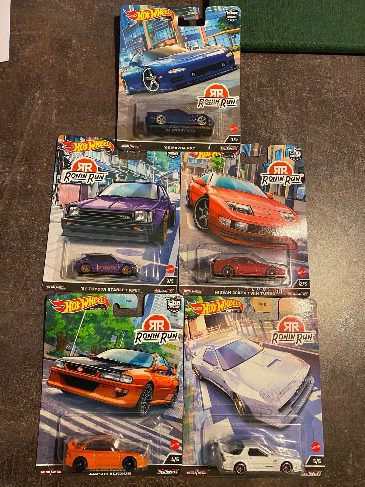 Hot wheels Ronin Run set 1 - 5