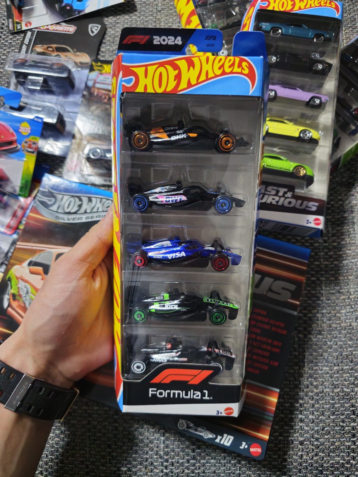 HotWheels F1 - Formula 1 set x5