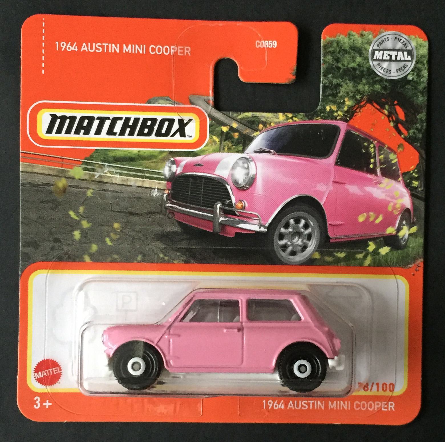Matchbox 1964 Austin Mini Cooper (rozi)..