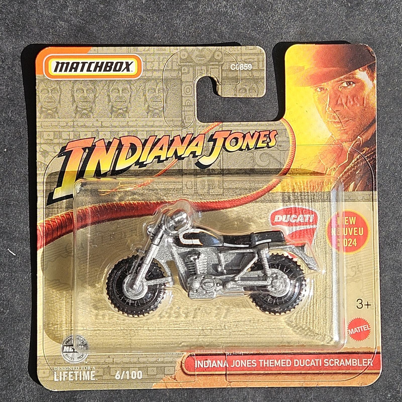 MATCHBOX ⚜️ INDIANA JONES THEMED DUCATI SCRAMBLER ⚜️