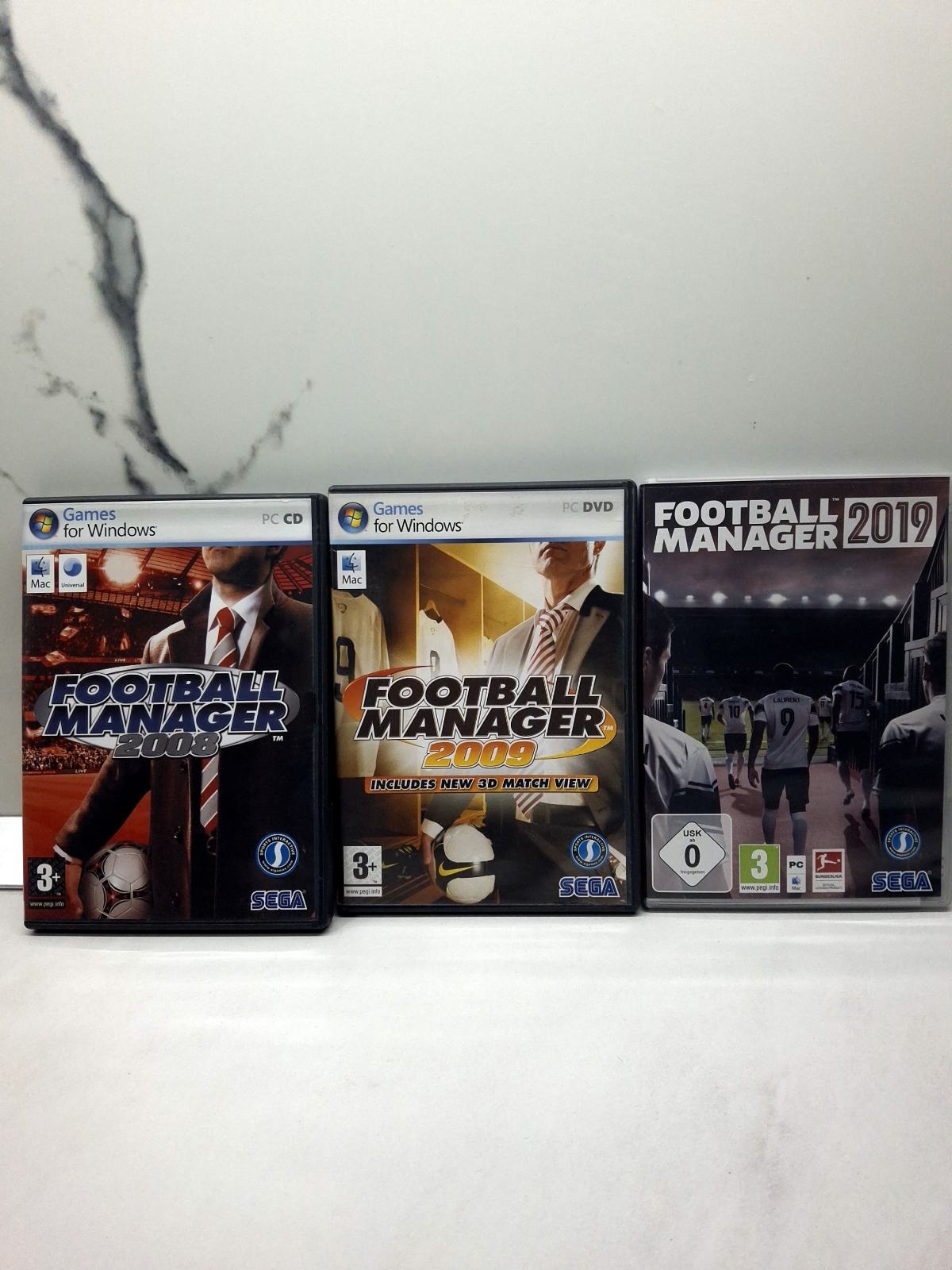 Football Manager Set PC 2008 2009 2019