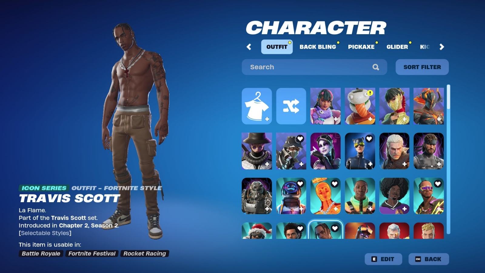 Fortnite Travis Scott & Astro Jack Leviathan axe Account.