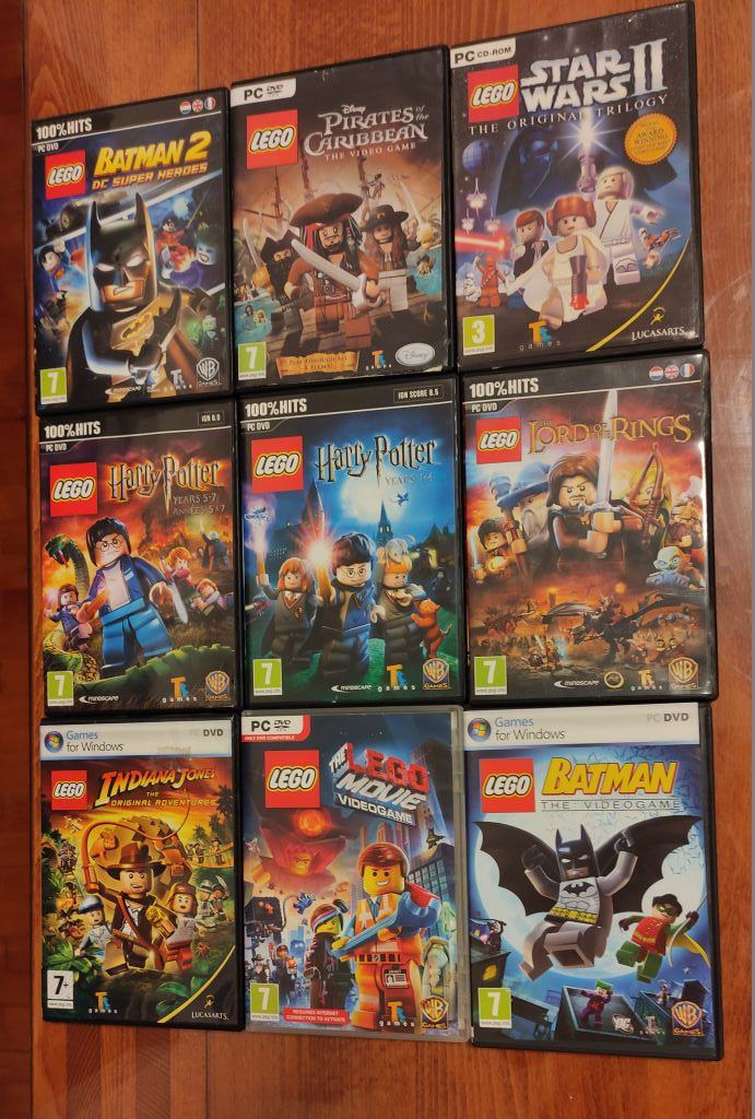 Lego PC igrice, 30 kn kom ili 240 kn za sve