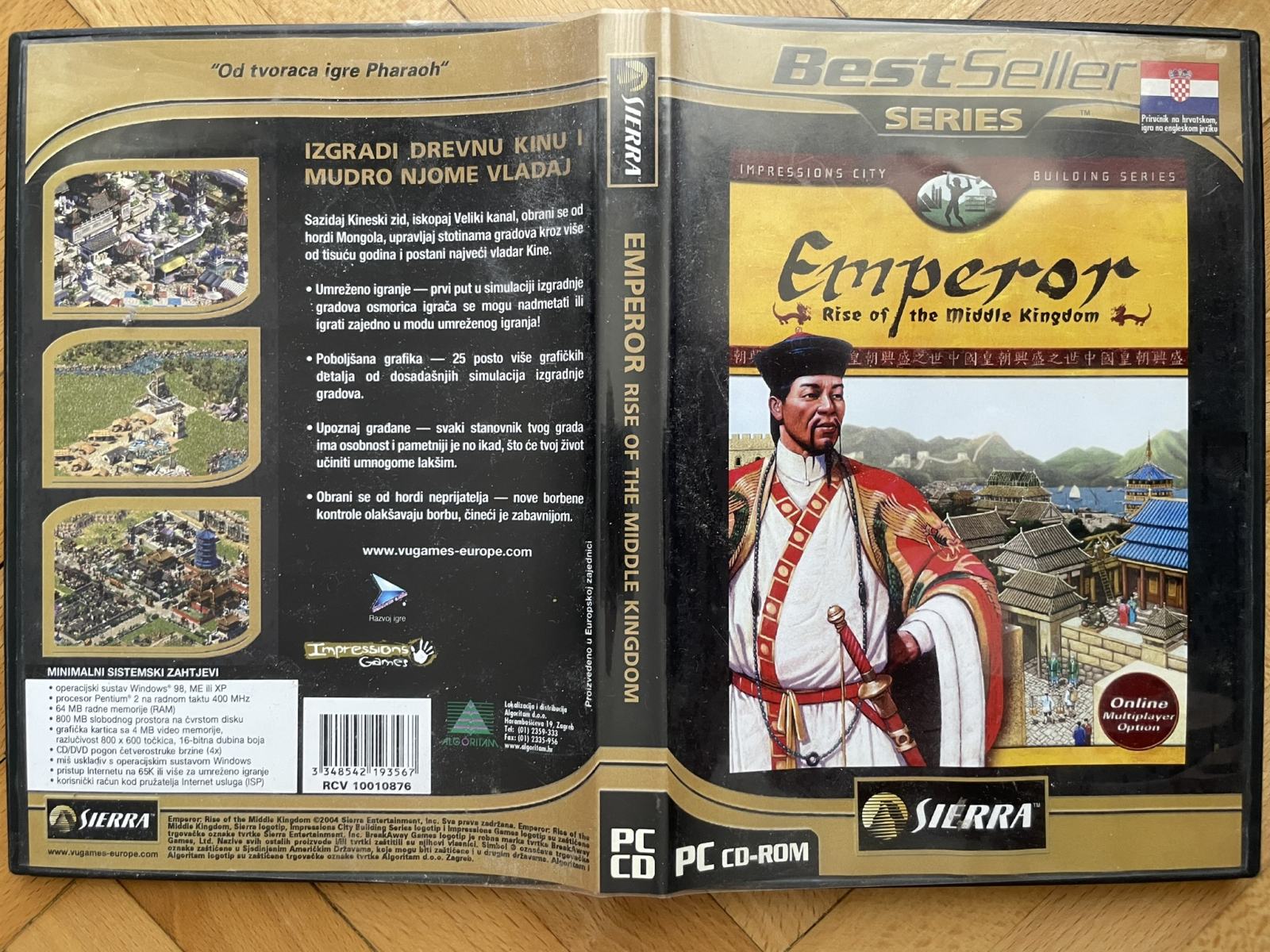 PC CD-ROM / Emperor Rise of the Middle Kingdom / izgradi drevnu Kinu