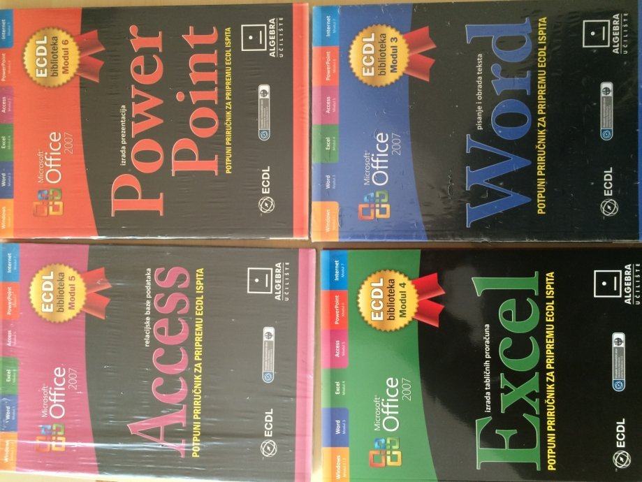 ECDL BIBLIOTEKA - ALGEBRA UČILIŠTE - Word, Excel, Powerpoint, Access