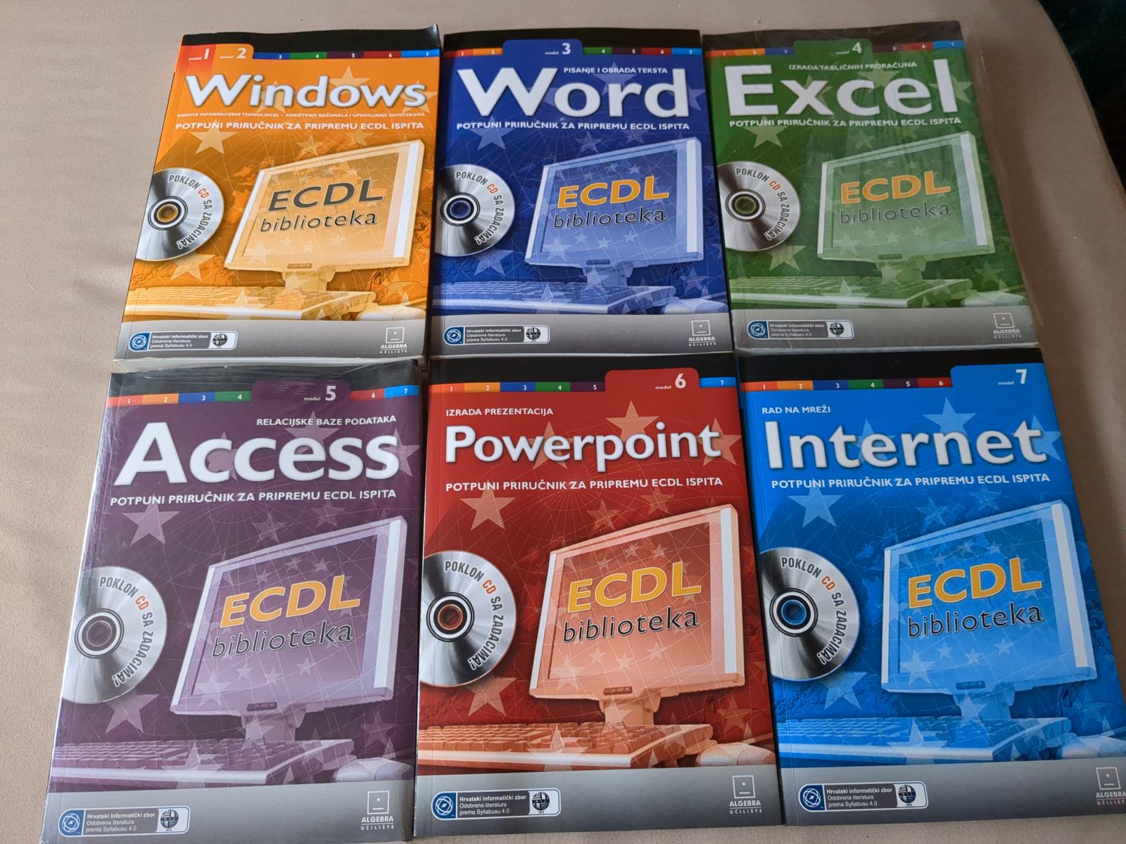 ECDL biblioteka - Windows, Word, Excel, Access, Powerpoint i Internet