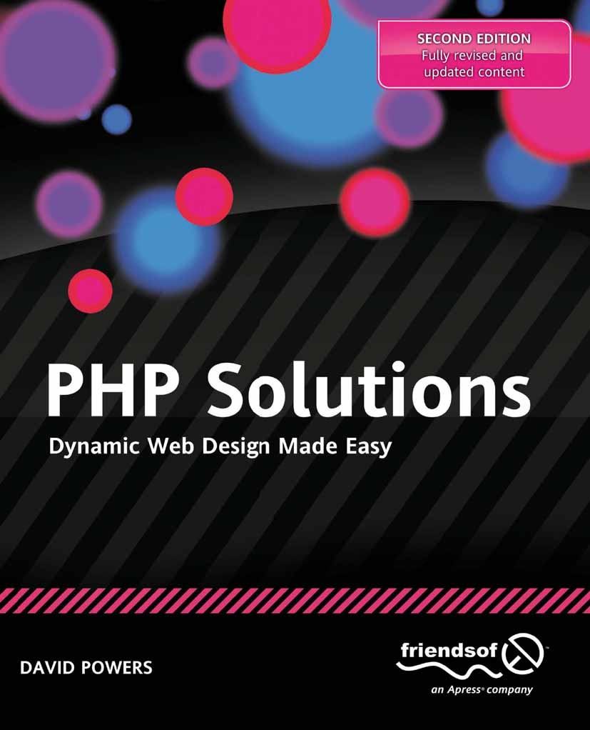 KNJIGU PHP Solutions Dynamic Web Design Made Easy, NOVU