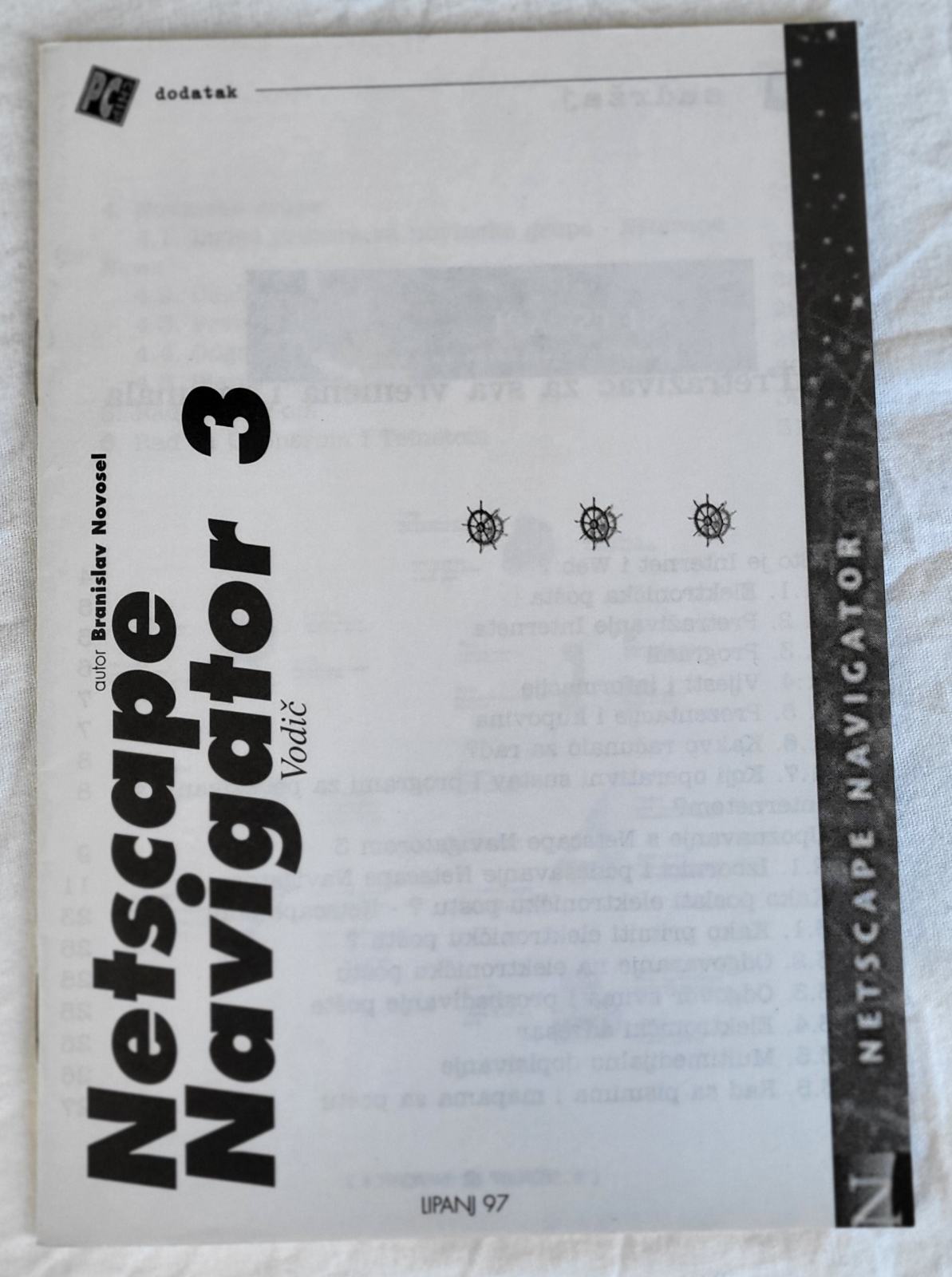 NETSCAPE NAVIGATOR 3. - OSNOVNE UPUTE - PRETRAŽIVAČ