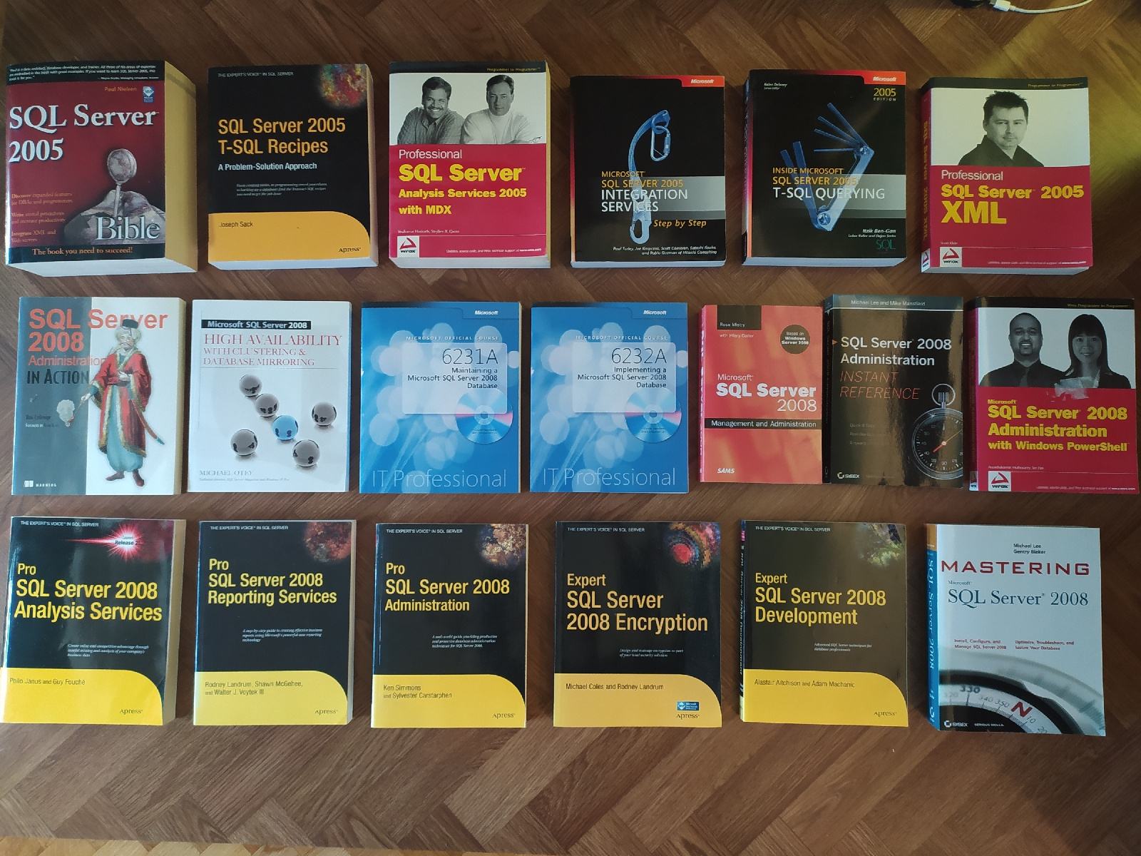 SQL Server knjige - samo 6€ komad - kao novo