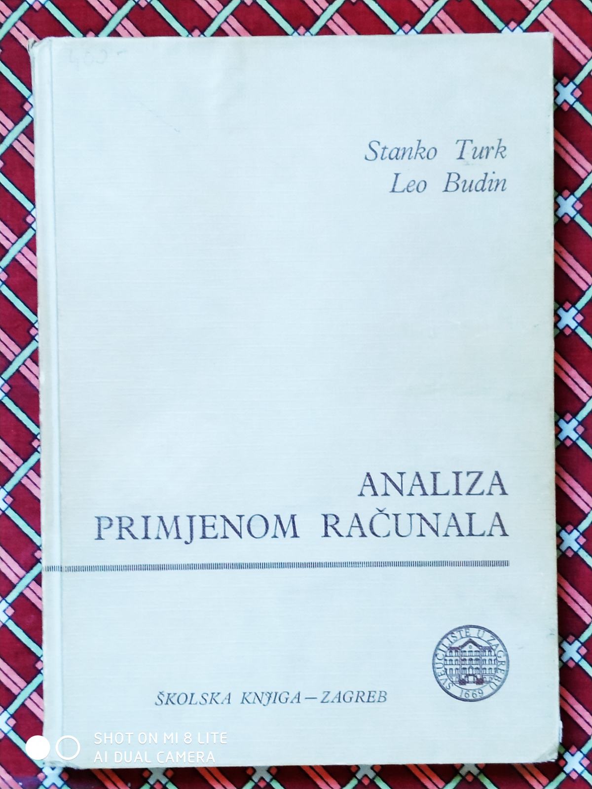 Stanko Turk, Leo Budin: Analiza primjerom računala.
