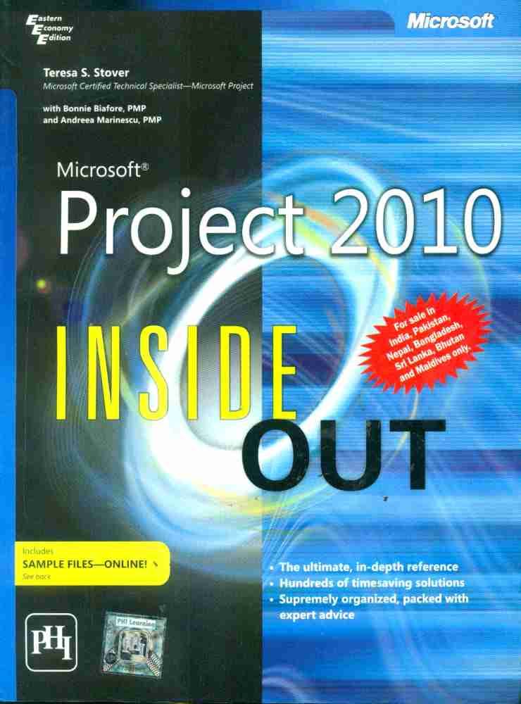Teresa S. Stover Microsoft Project 2010 INSIDE OUT