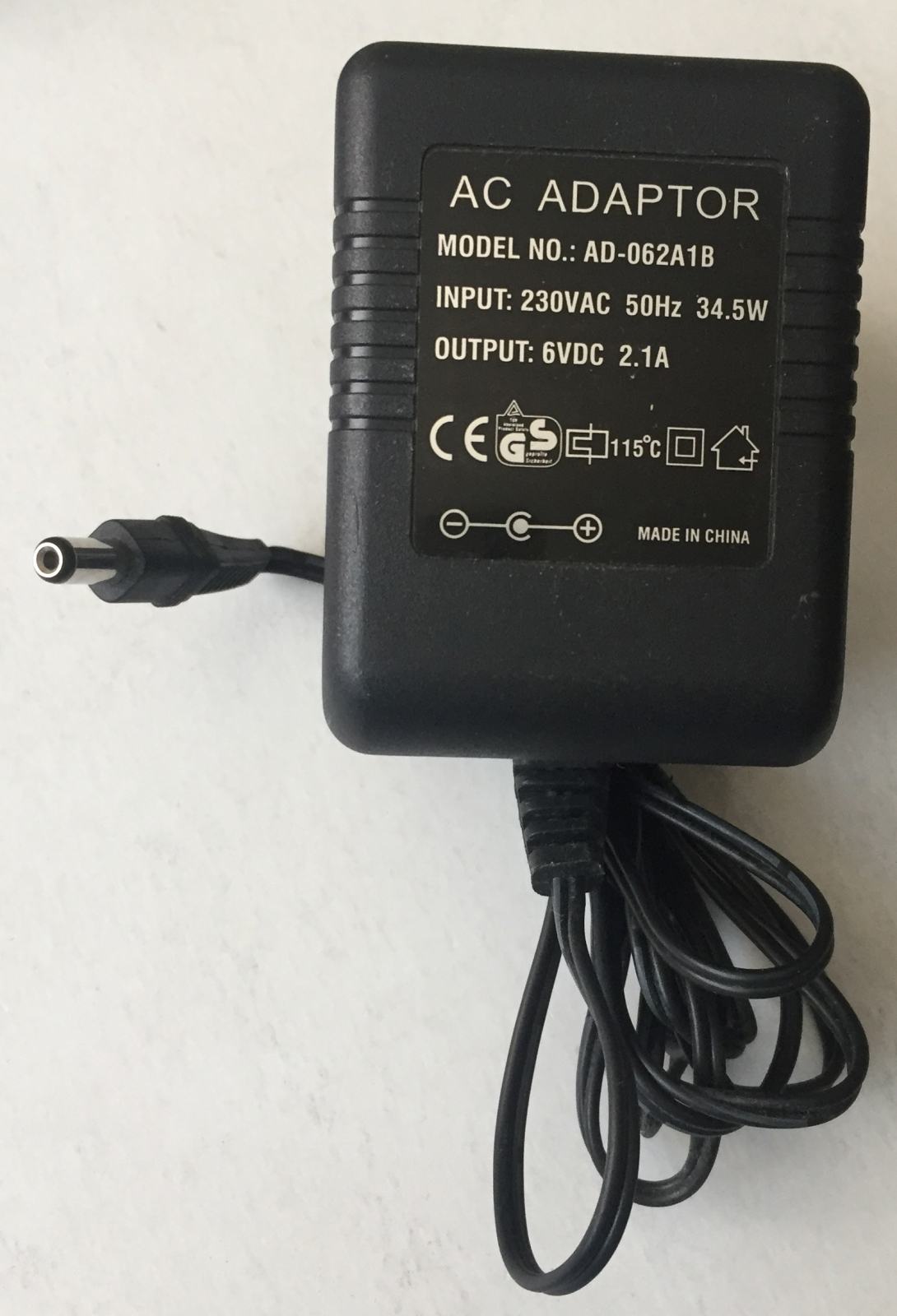 AC/DC Adapter - Model AD-062A1B
