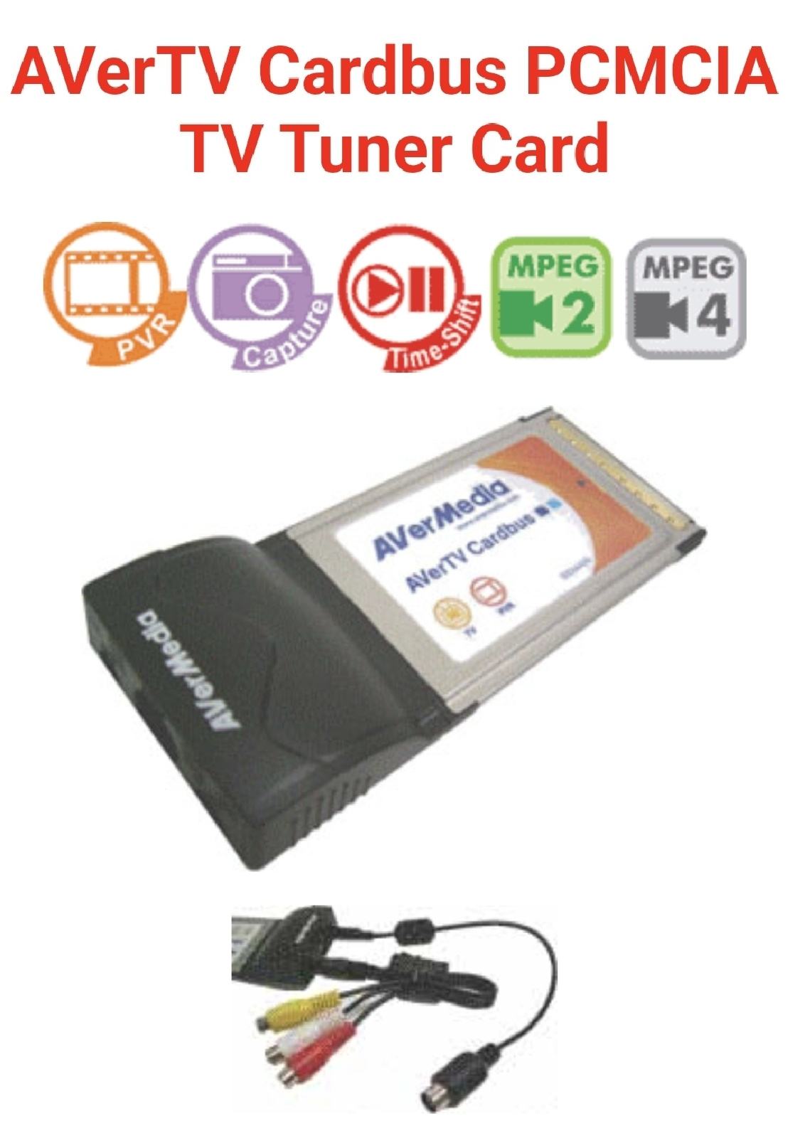 AVerTV Cardbus PCMCIA TV Tuner Card